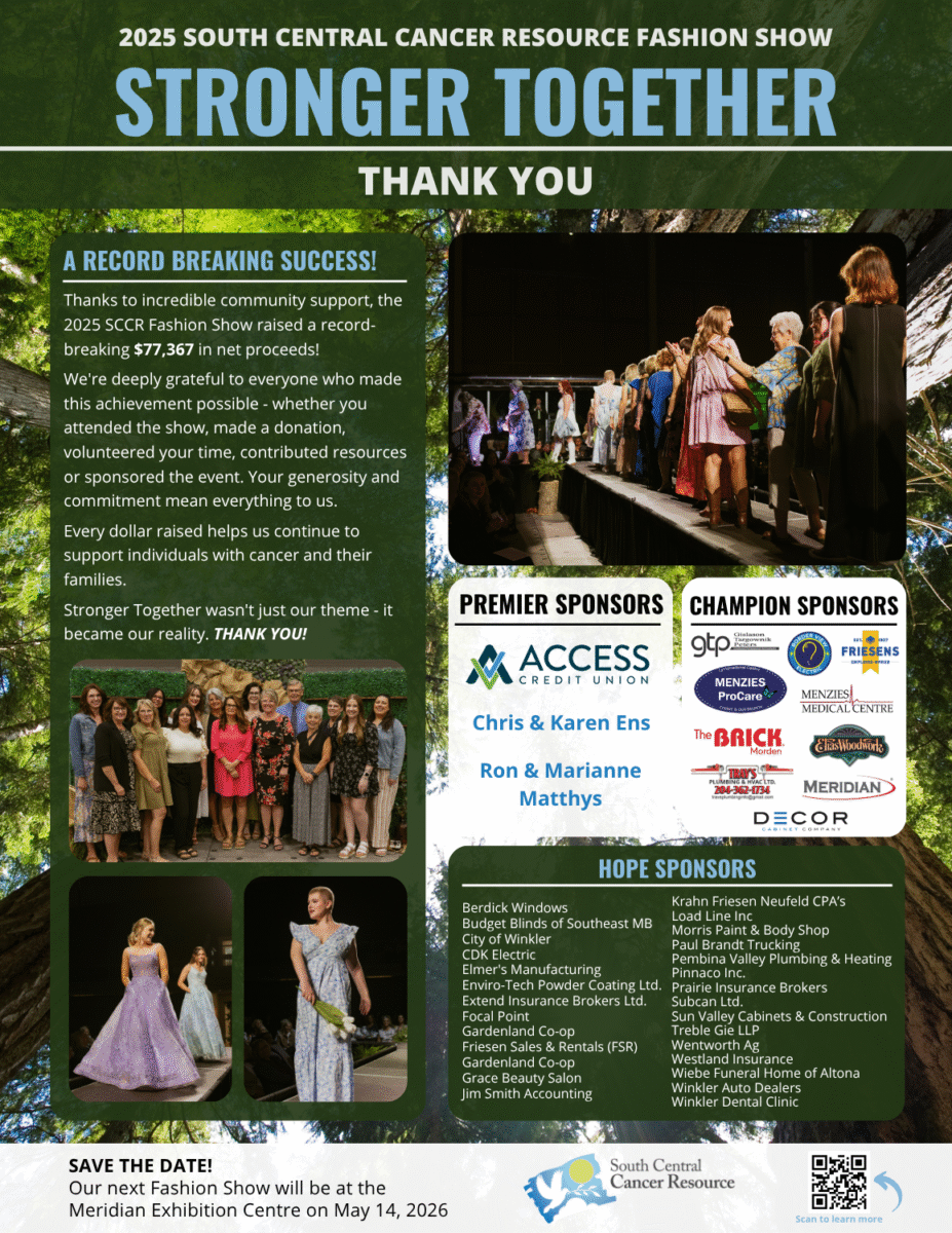 2025 SCCR Fashion Show - STRONGER TOGETHER - South Central Cancer Resource